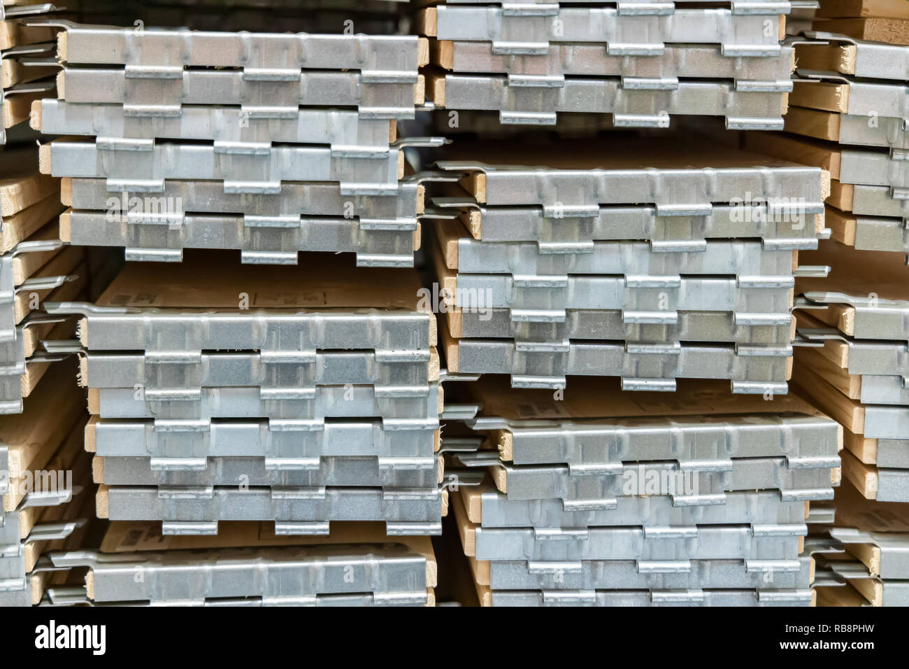 building material - wooden pallet collar Stock Photo - Alamy