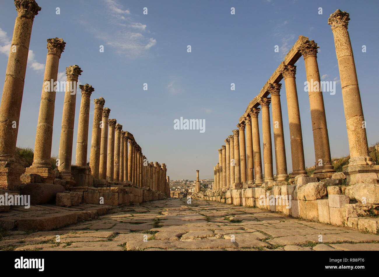Columns of the Cardo Maximus (The Colonnaded Street), Ancient Roman ...