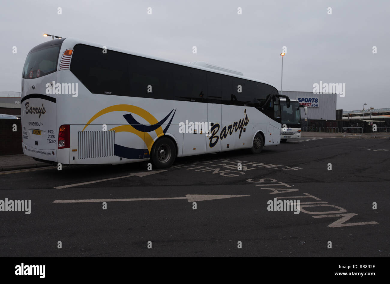 Rail replacement bus stop hi-res stock photography and images - Alamy
