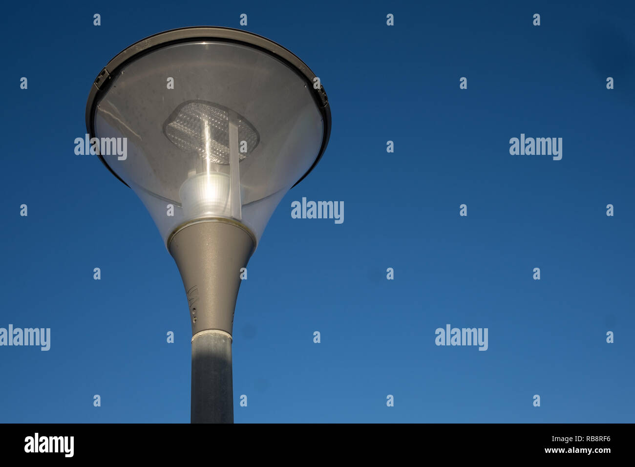 art-deco lamp fitting on Boscomve Pier. Bournemouth Stock Photo - Alamy