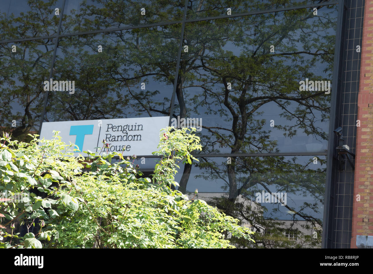 Penguin Random House sign and office building Stock Photo - Alamy