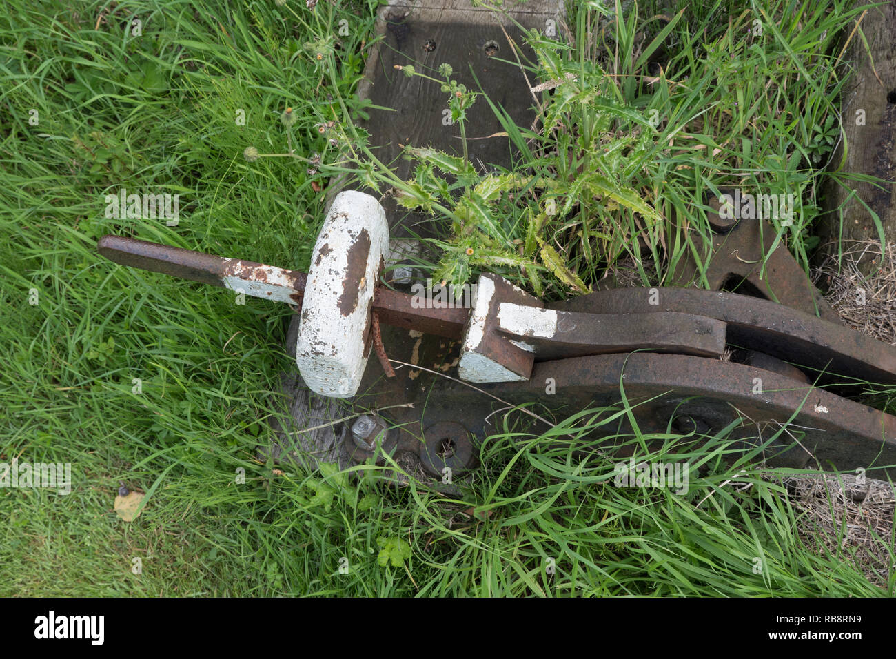 Railway points lever hi-res stock photography and images - Alamy