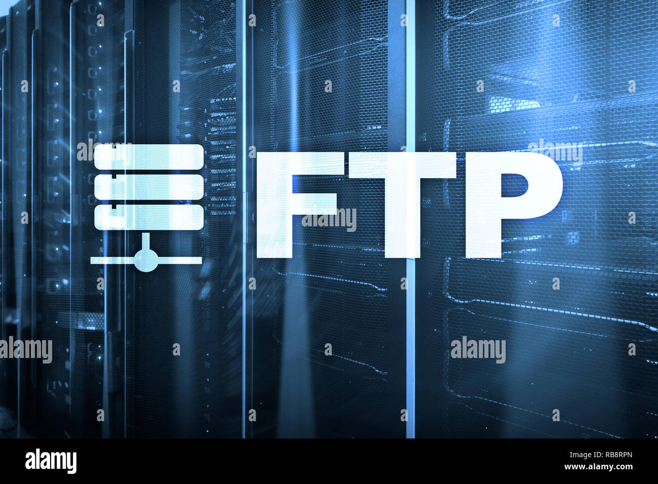 FTP - File transfer protocol. Internet and communication technology ...