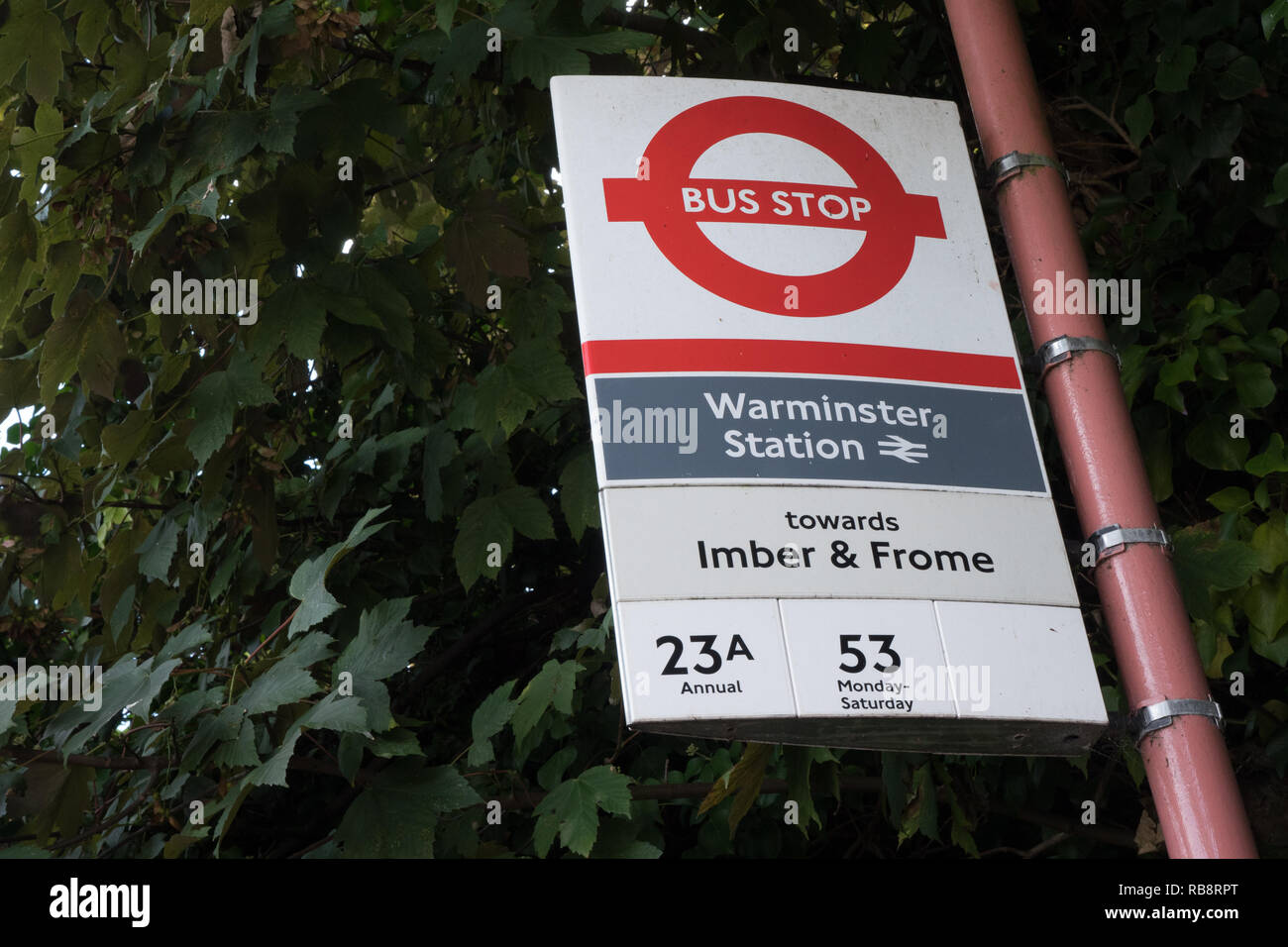 Transport Routemaster Bus Stop sign at the Annual Imberbus event on ...