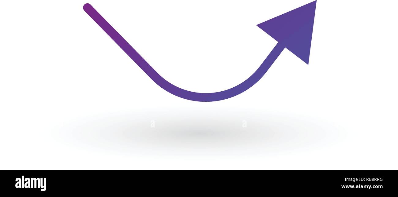 arrow indicates the direction up down and up icon. vector illustration ...