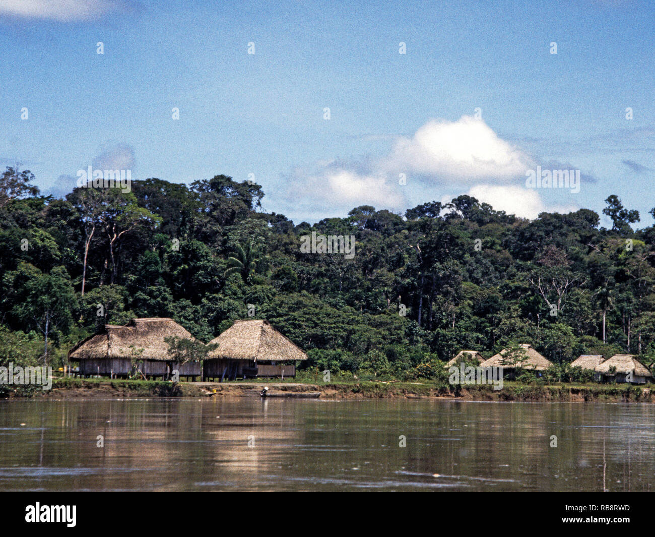The napo is a tributary of the river amazon hi-res stock photography ...