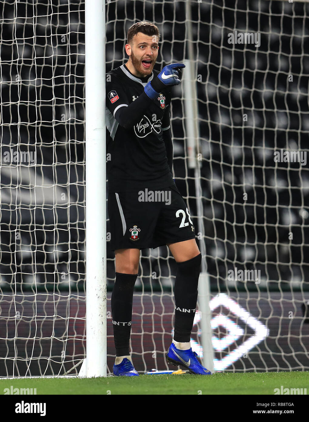 Southampton goalkeeper Angus Gunn Stock Photo - Alamy