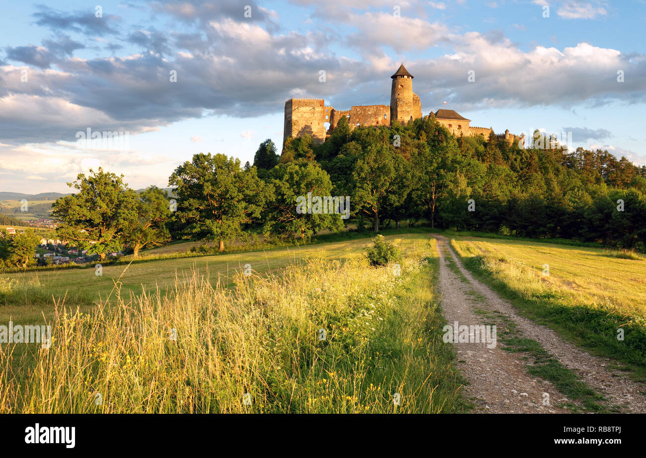 Stara Lubovna castle in Slovakia, Europe landmark Stock Photo - Alamy