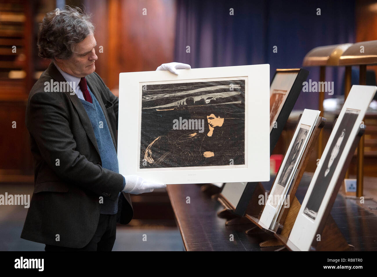 Edvard munch melancholy iii hi-res stock photography and images - Alamy