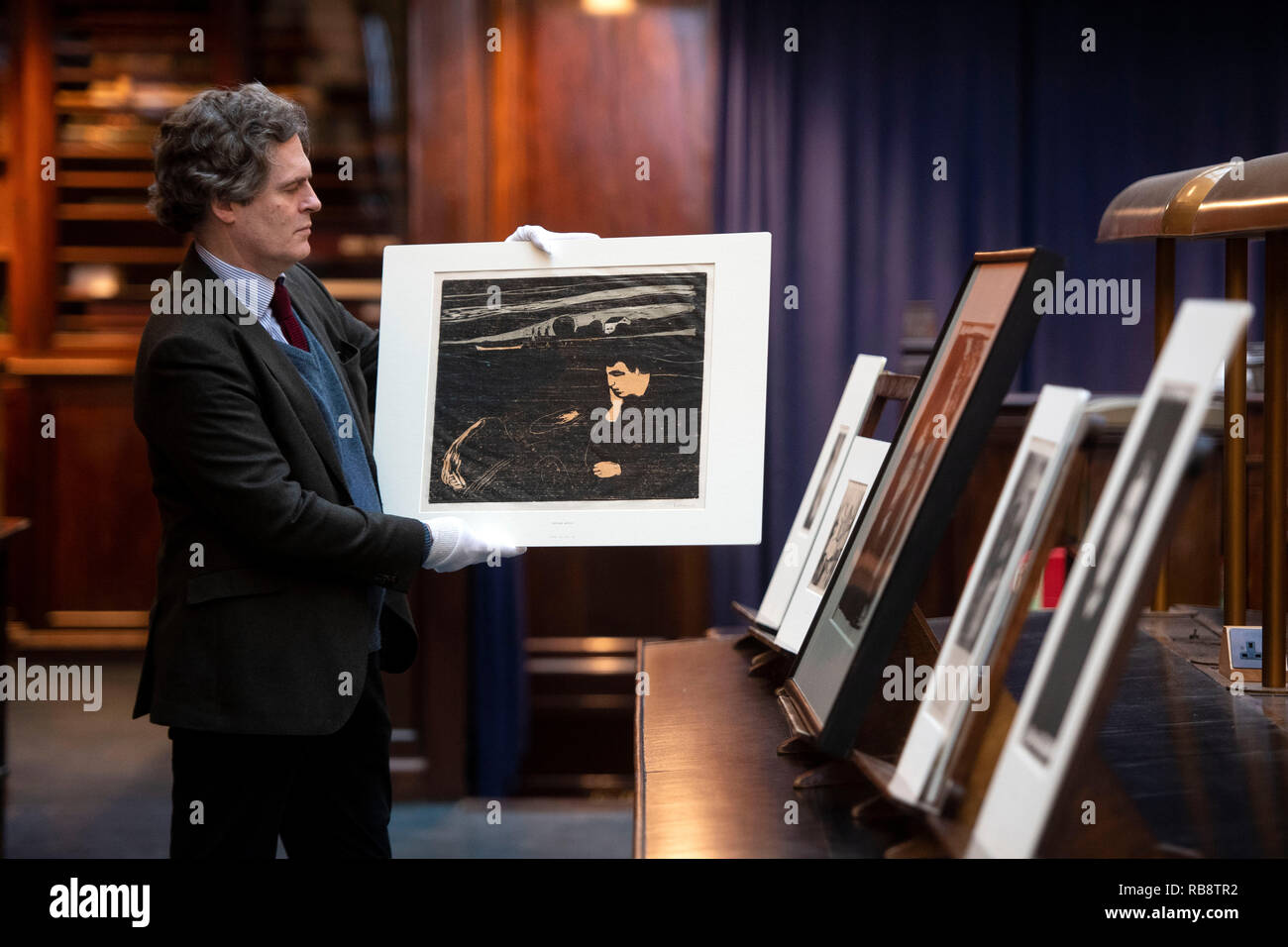 Edvard munch melancholy iii hi-res stock photography and images - Alamy