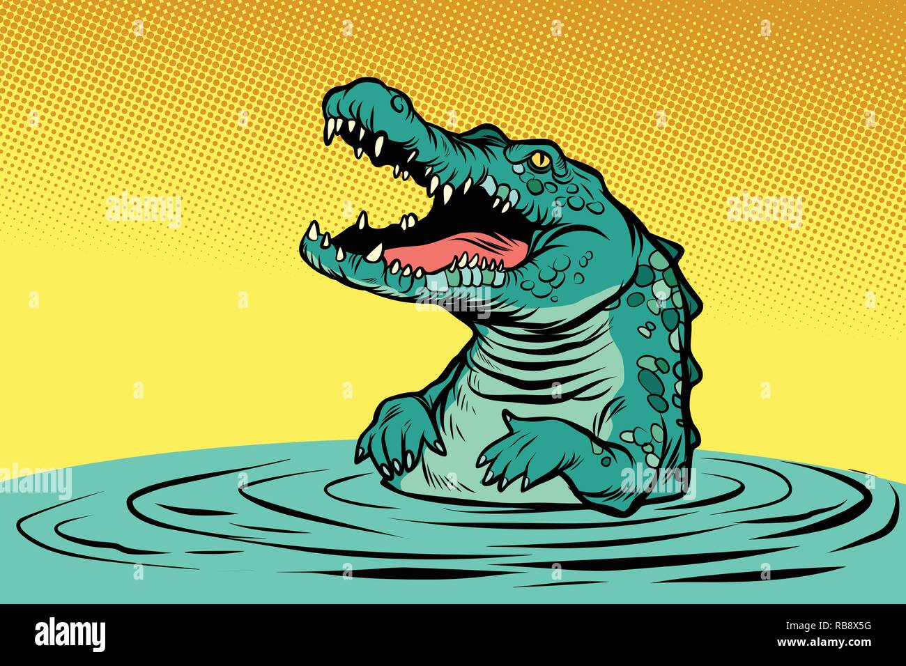 Vector The Fat Crocodile