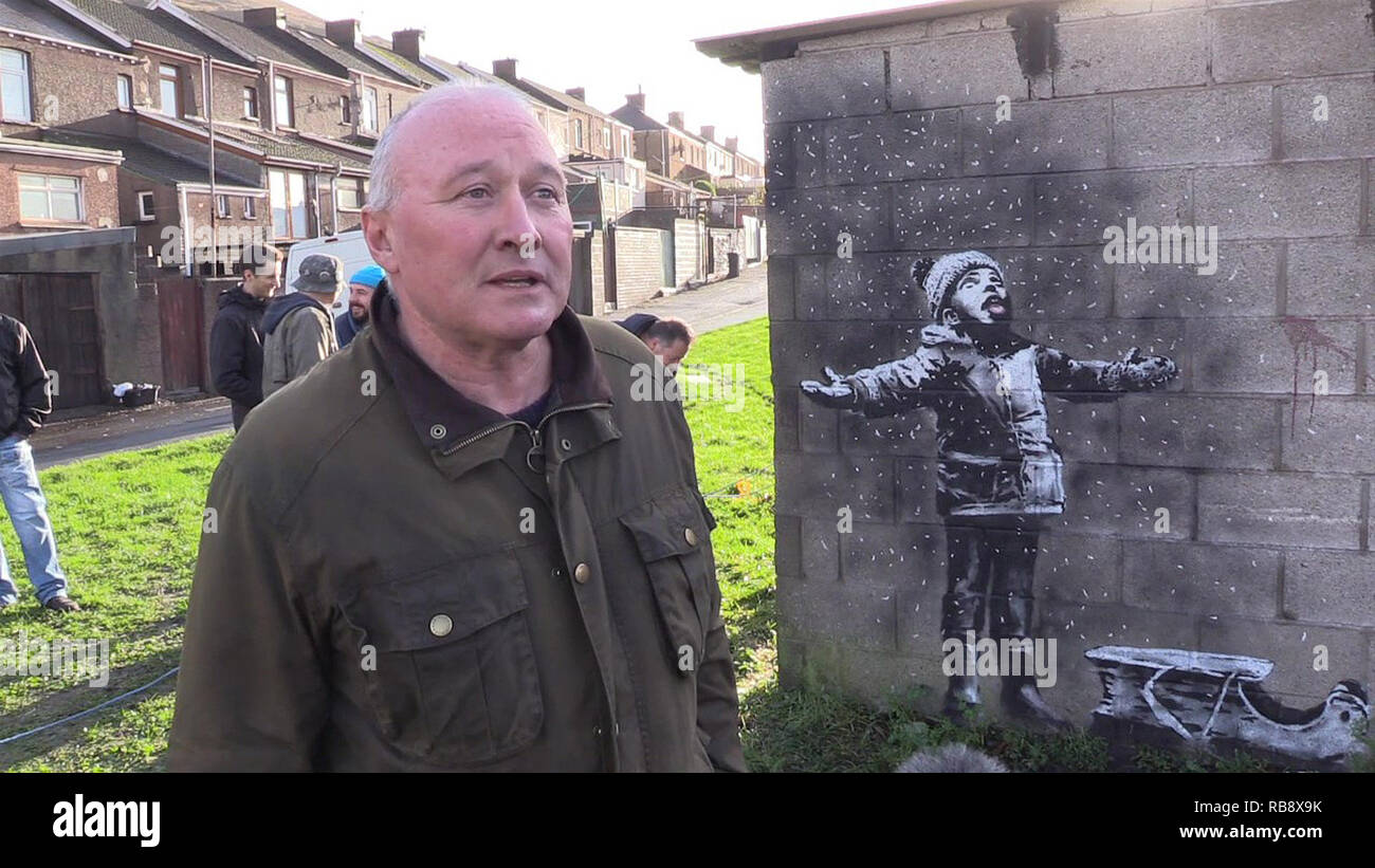 Previously unissued photo dated 19/12/18 of steelworker Ian Lewis ...