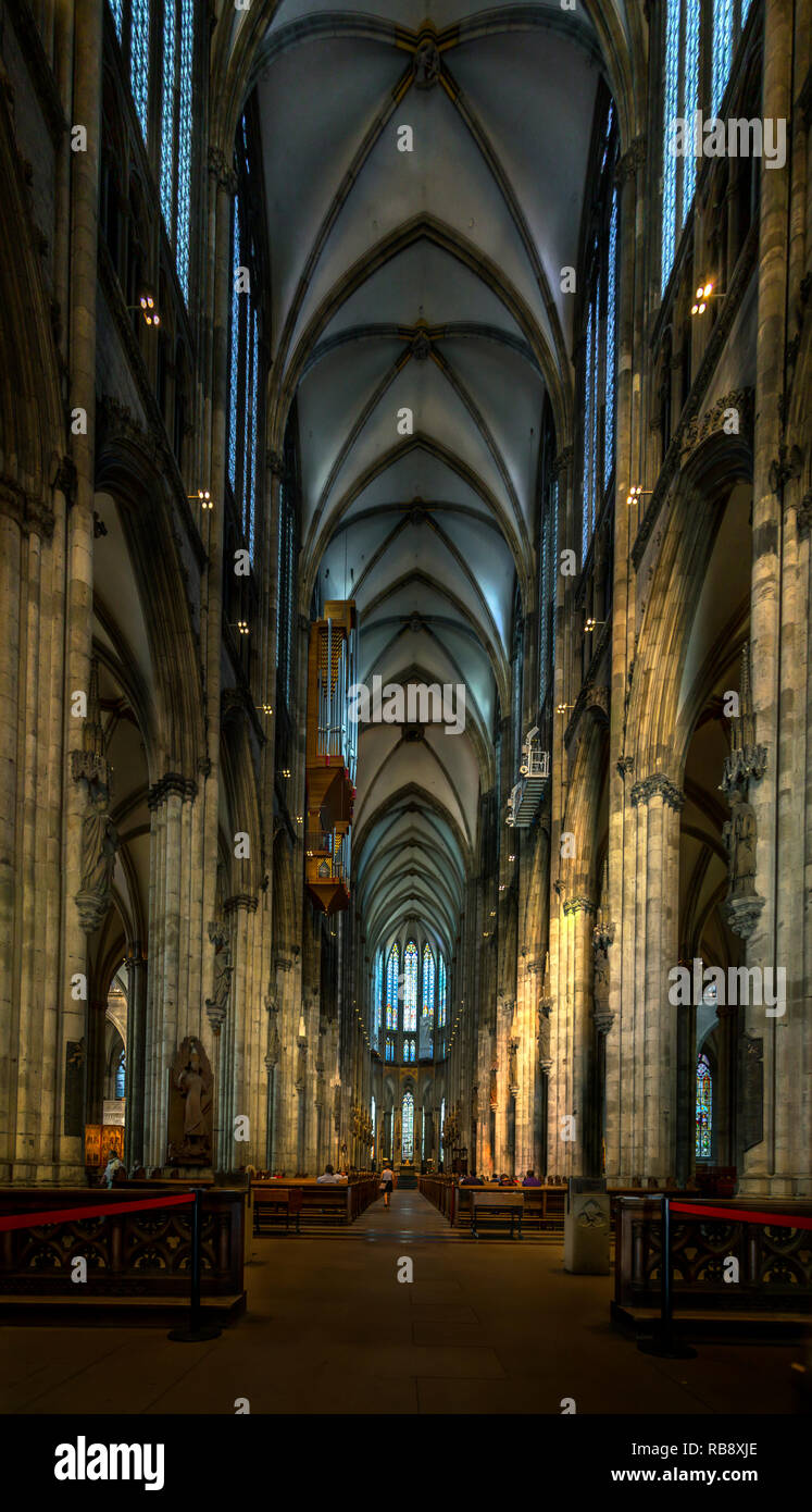 Inside cologne cathedral hi-res stock photography and images - Alamy