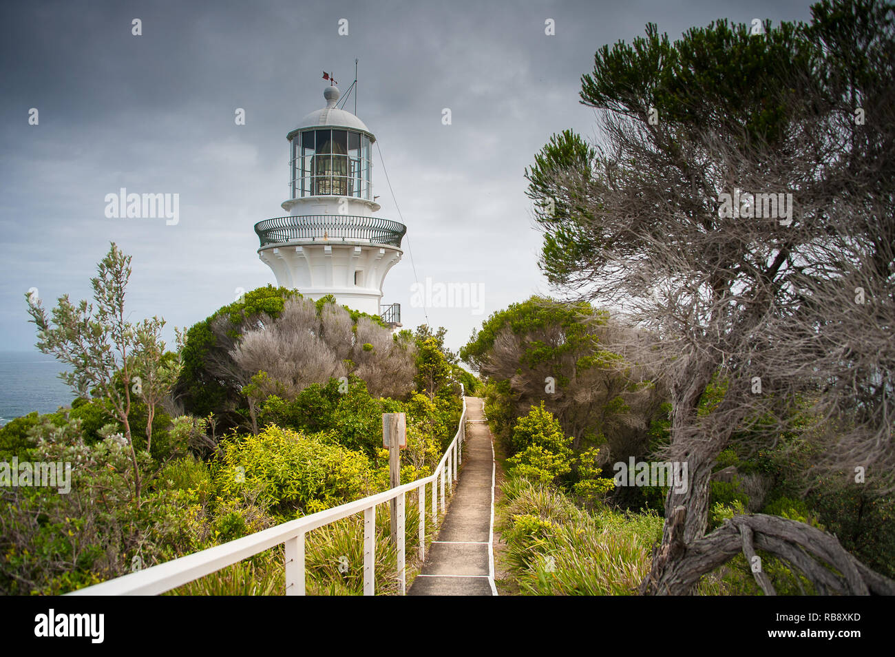 Sugarloaf Point lighthouse at Seal Rocks, Myall Lakes National Park ...