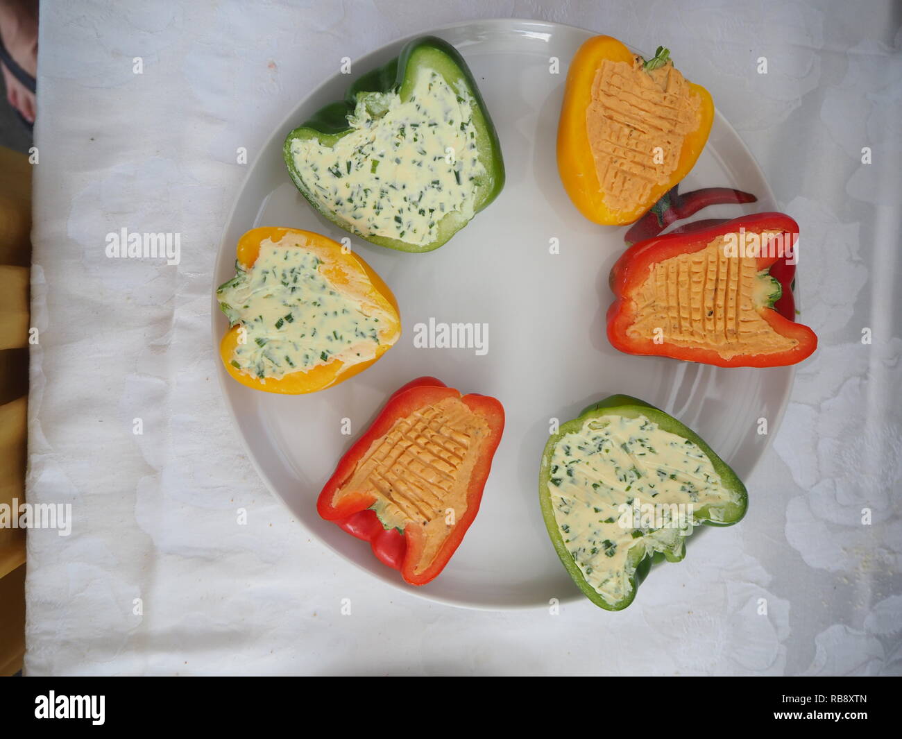 Party food colourful on a plate for a birthday party Stock Photo - Alamy