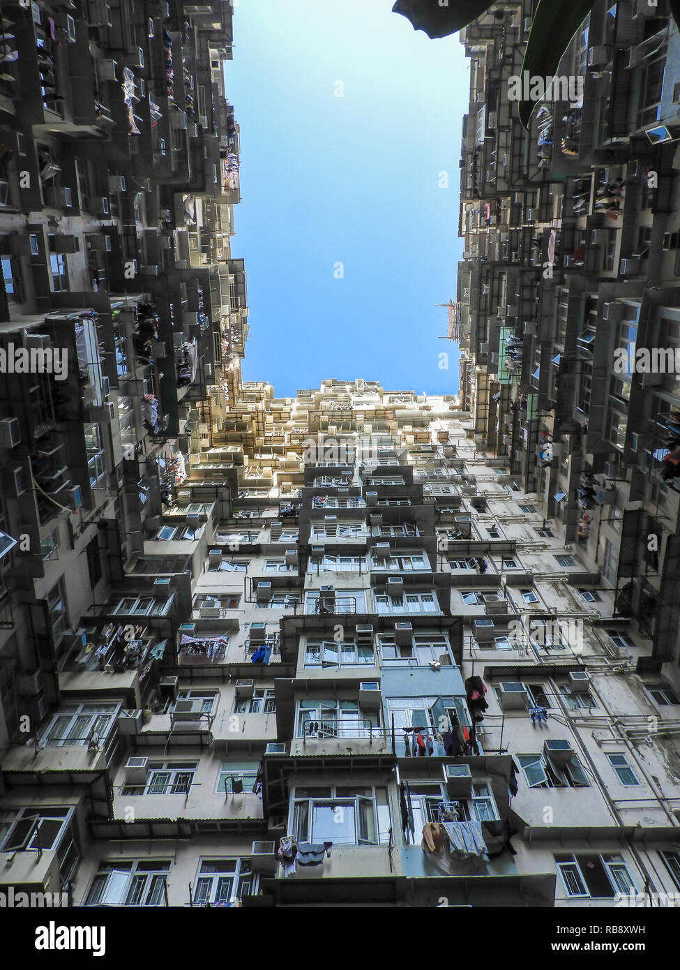 High density apartment living. Giant architectural complex nicknamed ...