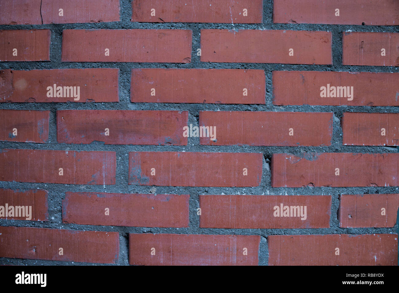 red brick wall closeup Stock Photo - Alamy