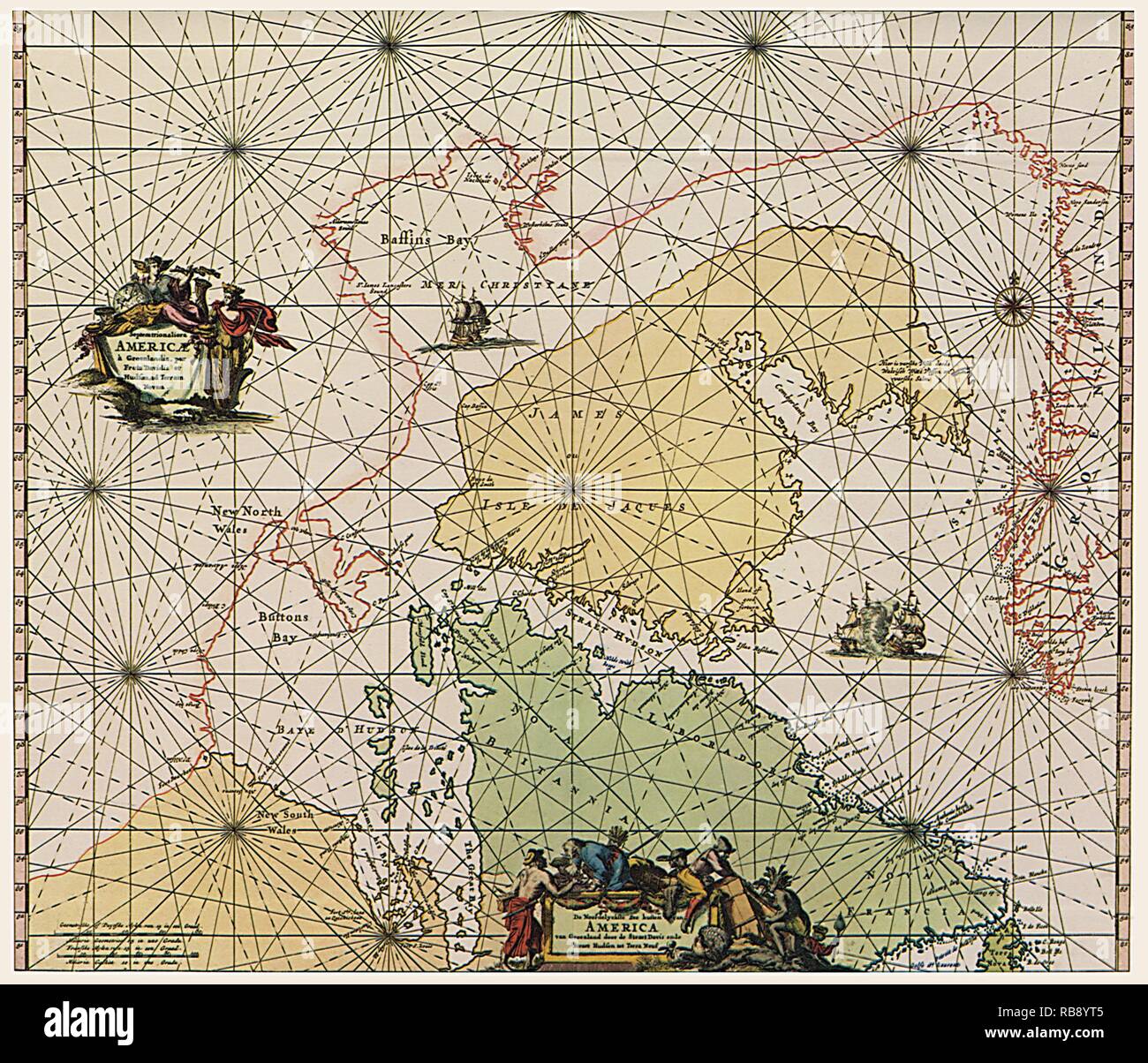 Historical Hudson Bay Map High Resolution Stock Photography and Images ...