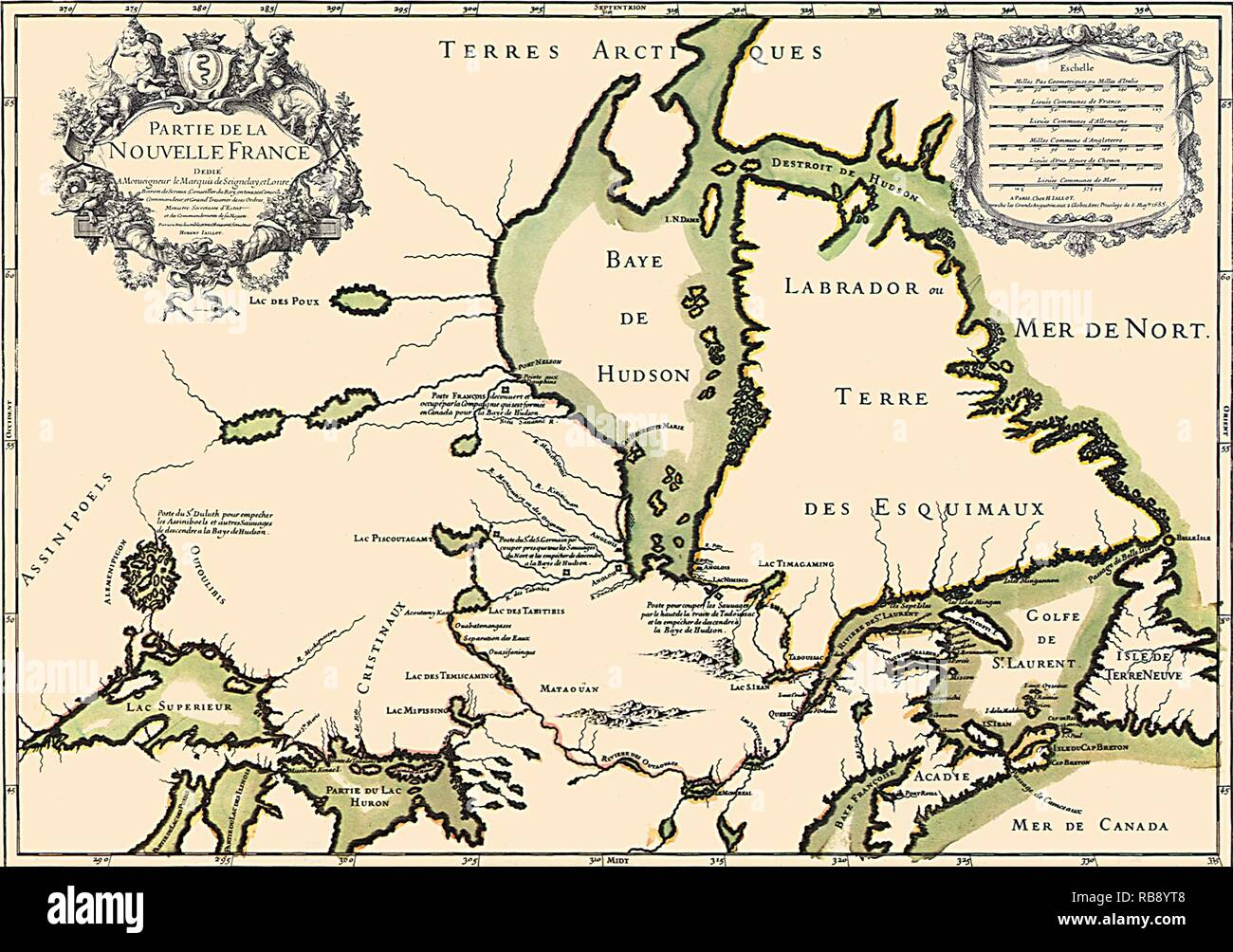 Old canadian maps hi-res stock photography and images - Alamy