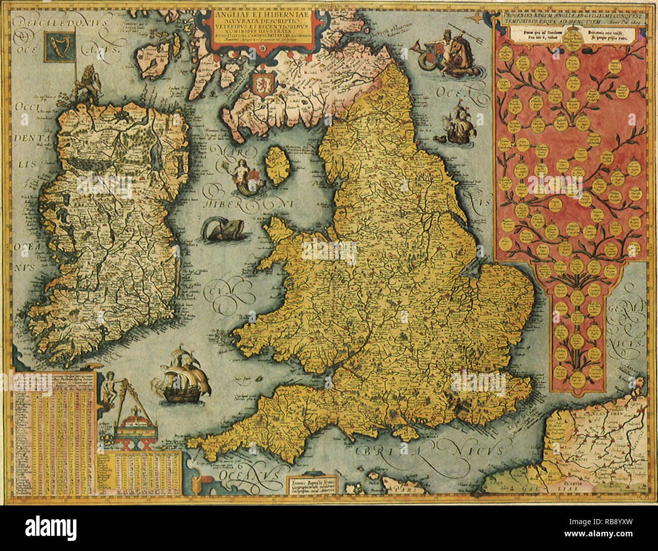 Maps of britain hi-res stock photography and images - Alamy