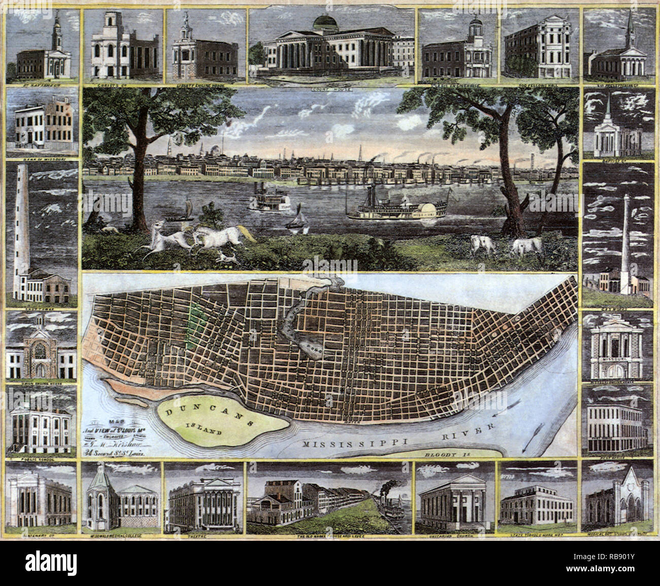 1848 map hi-res stock photography and images - Alamy