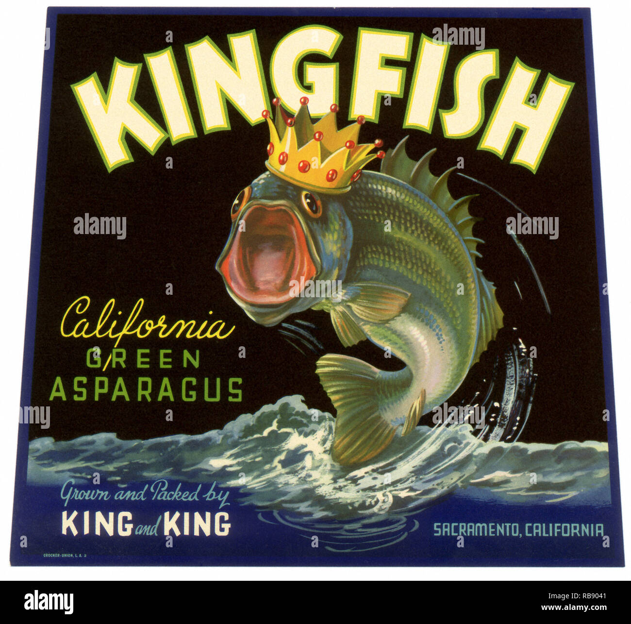 Fish with Crown Stock Photo - Alamy