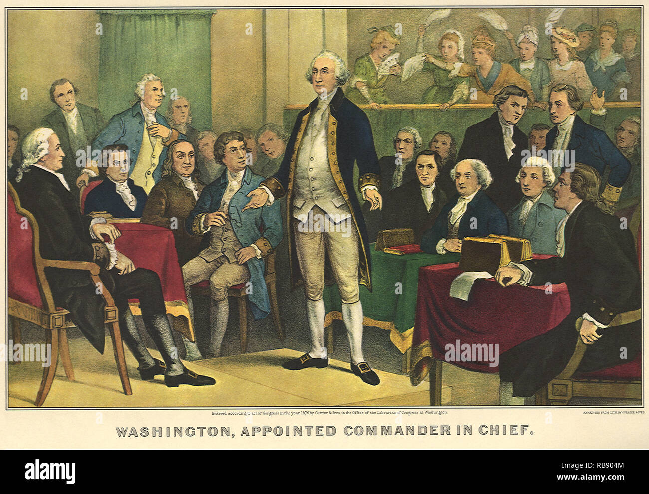 Washington appointed commander hi-res stock photography and images - Alamy