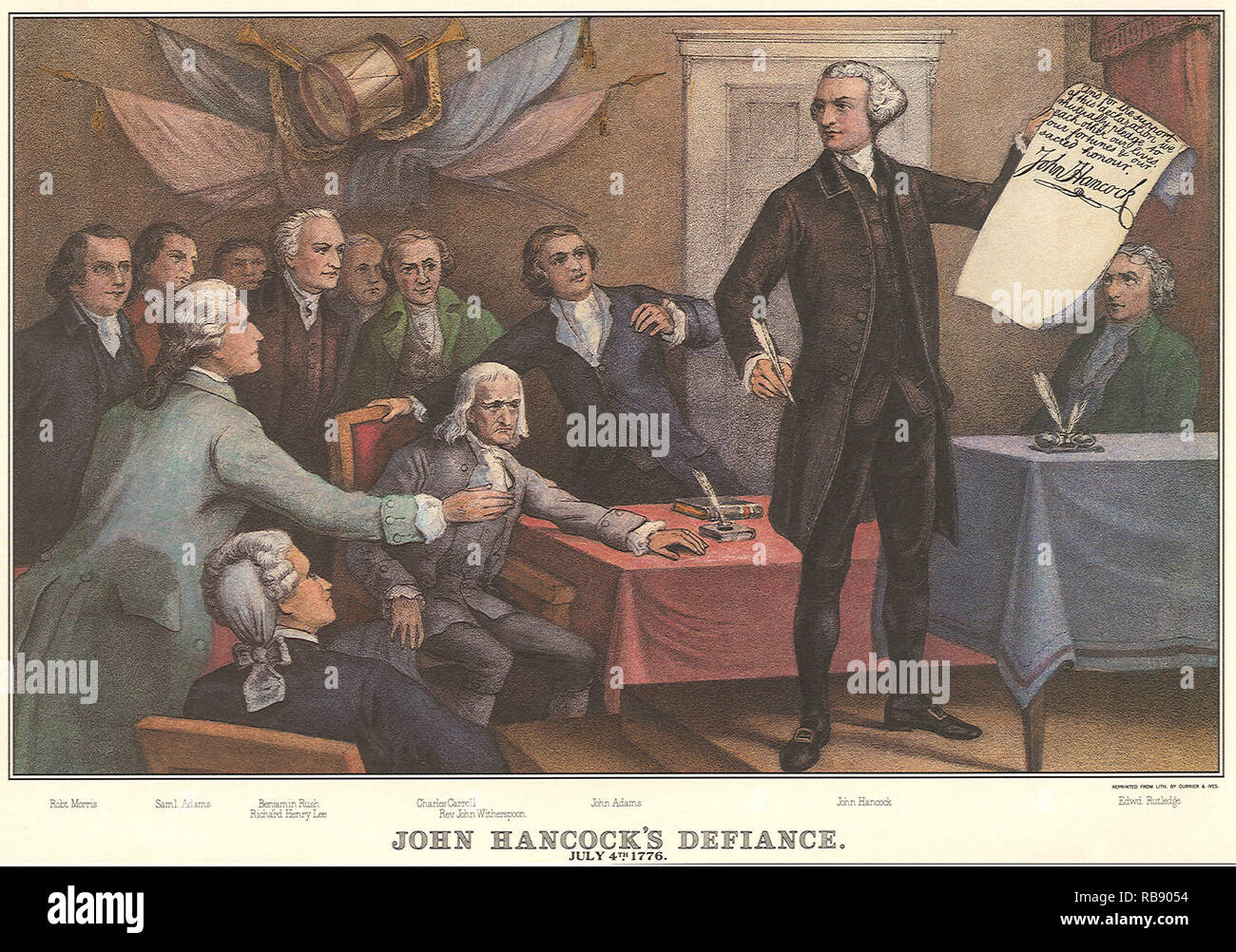 John Hancock’s Defiance Stock Photo - Alamy