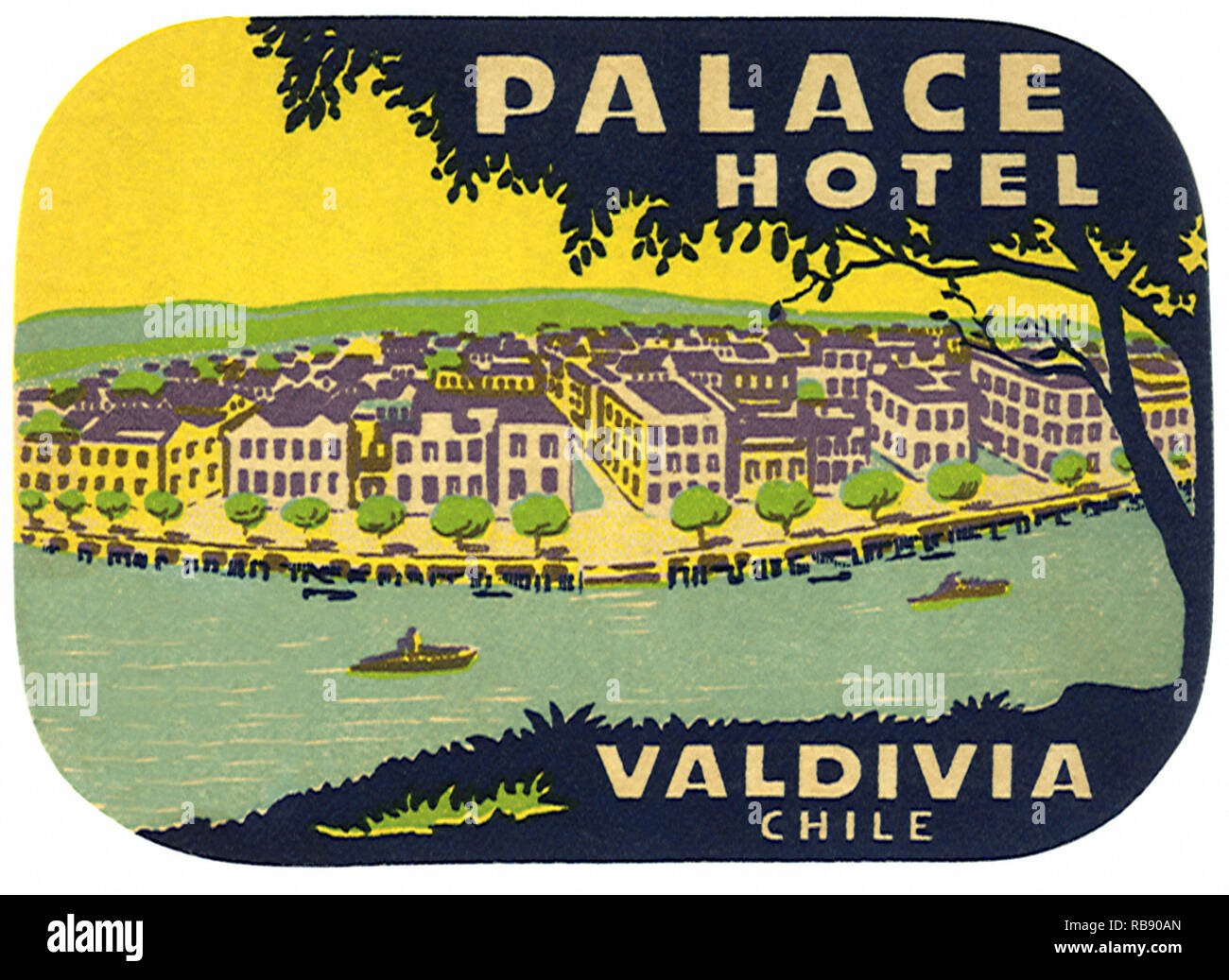 Palace Hotel, Valdivia, Chile Stock Photo - Alamy