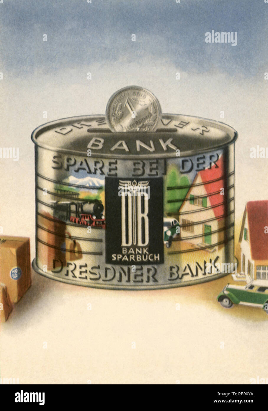Vintage piggy bank hi-res stock photography and images - Alamy