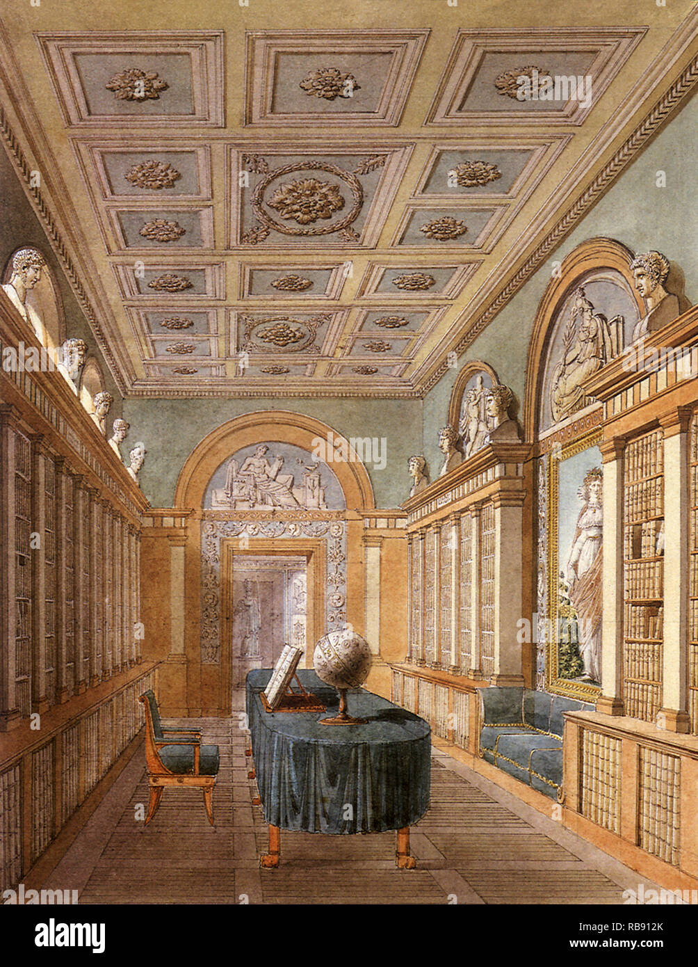 Historical home library hi-res stock photography and images - Alamy