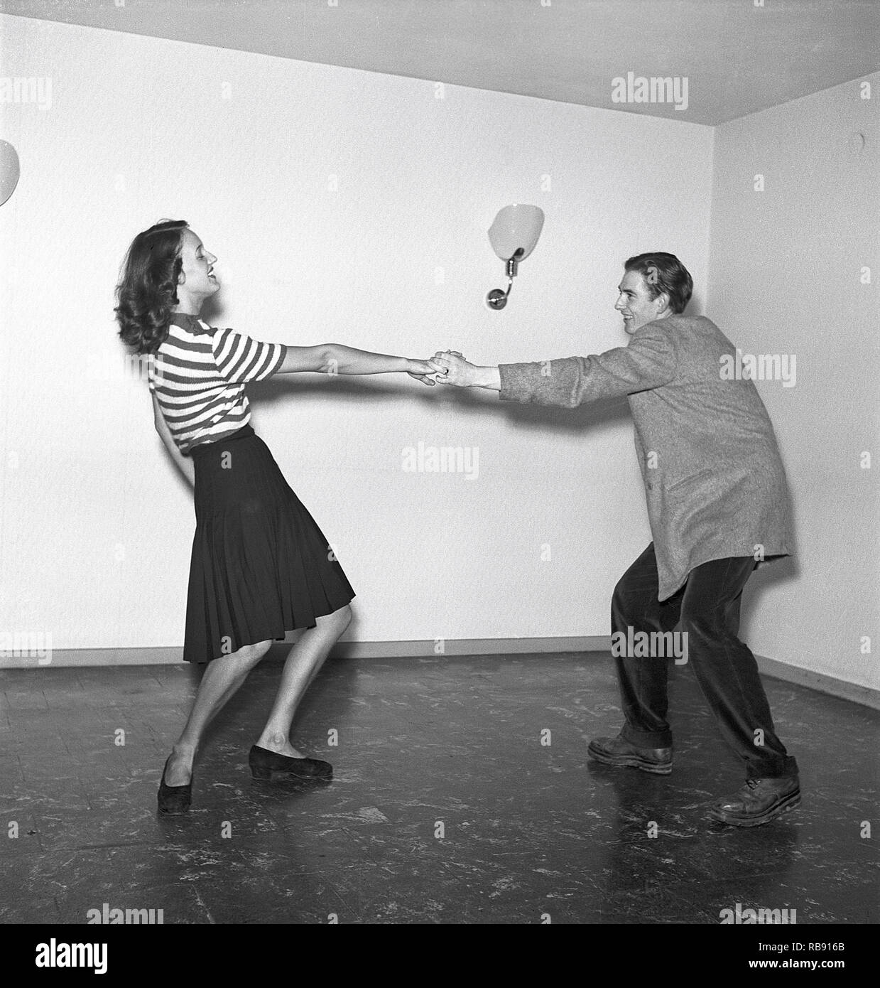 1940's Man Dancing High Resolution Stock Photography and Images - Alamy