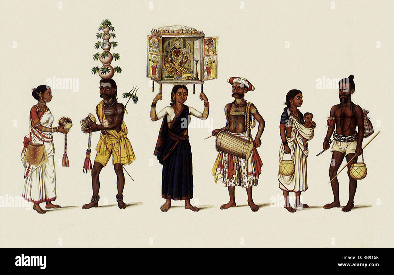 Indian Mendicant Pairs Stock Photo - Alamy