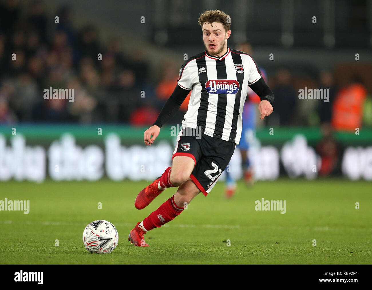 Grimsby Town's Elliot Embleton Stock Photo - Alamy