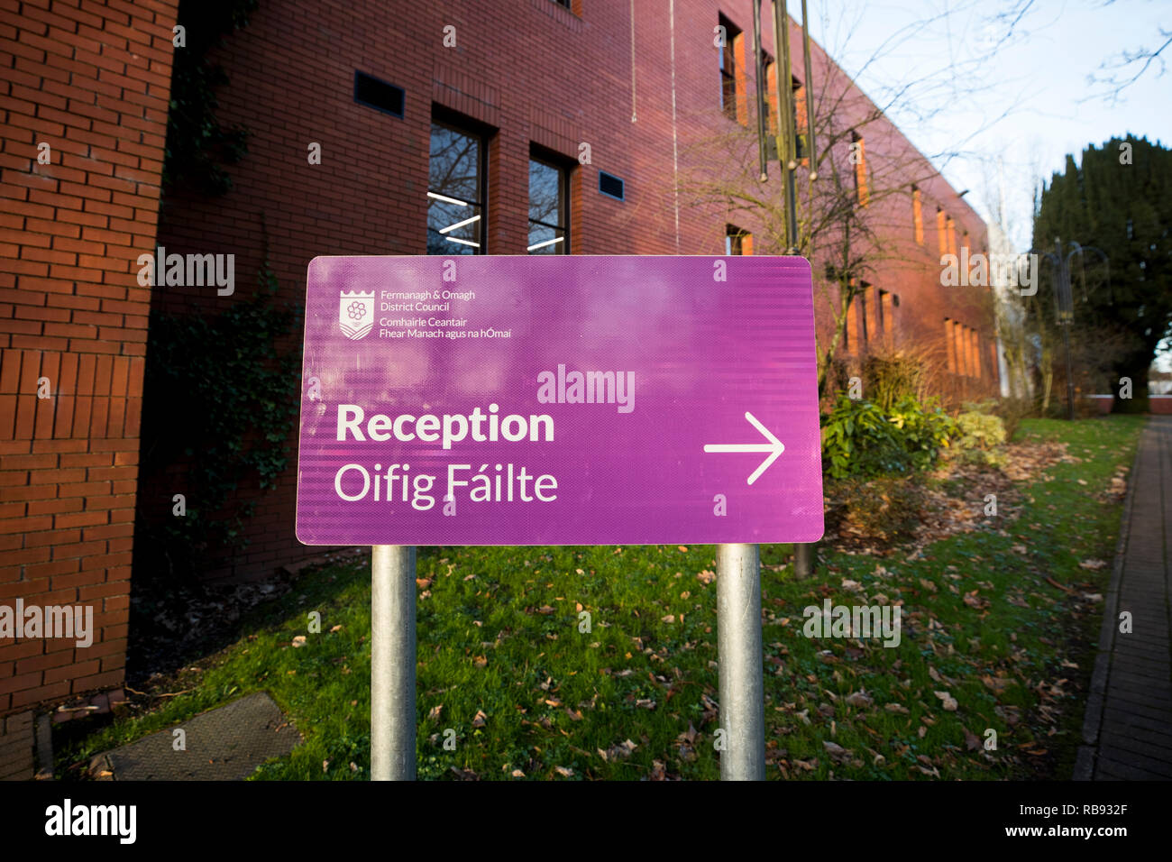 Fermanagh and omagh district council building hi-res stock photography ...