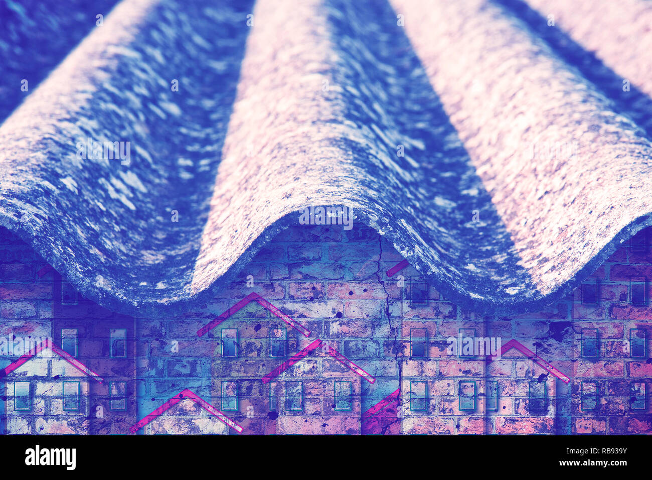 Dangerous asbestos roof - one of the most dangerous materials in the ...