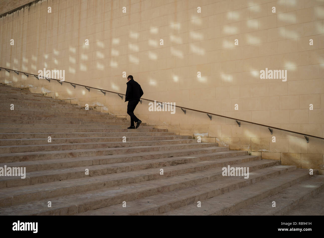 Climbing sandstone steps hi-res stock photography and images - Alamy