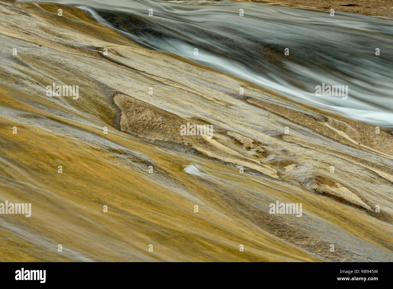 Pedernales River and waterfall, Pedernales Falls State Park, Texas, USA ...