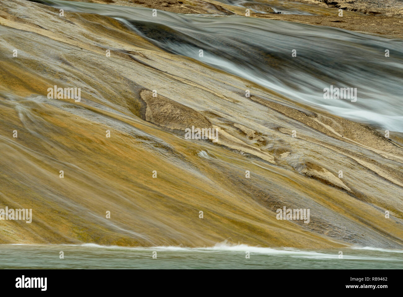 Pedernales River and waterfall, Pedernales Falls State Park, Texas, USA ...