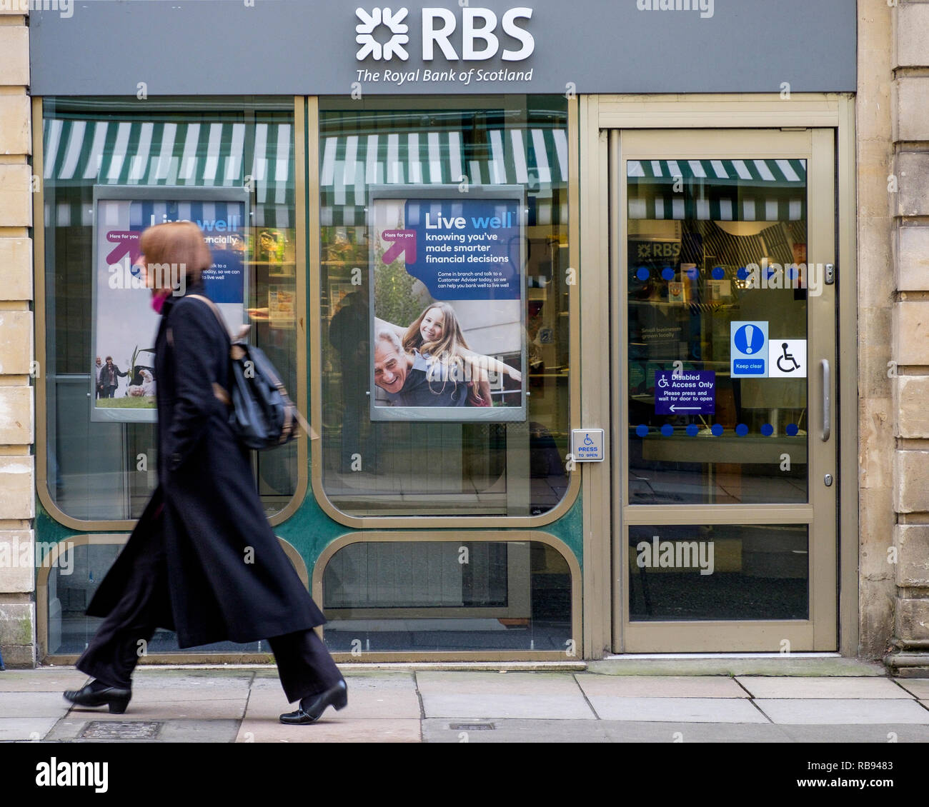 Rbs bank high street hi-res stock photography and images - Alamy