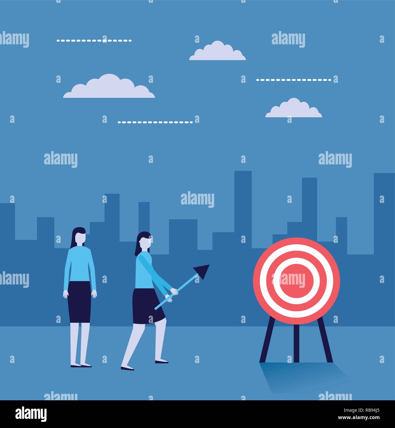 Top view business women Stock Vector Images - Alamy