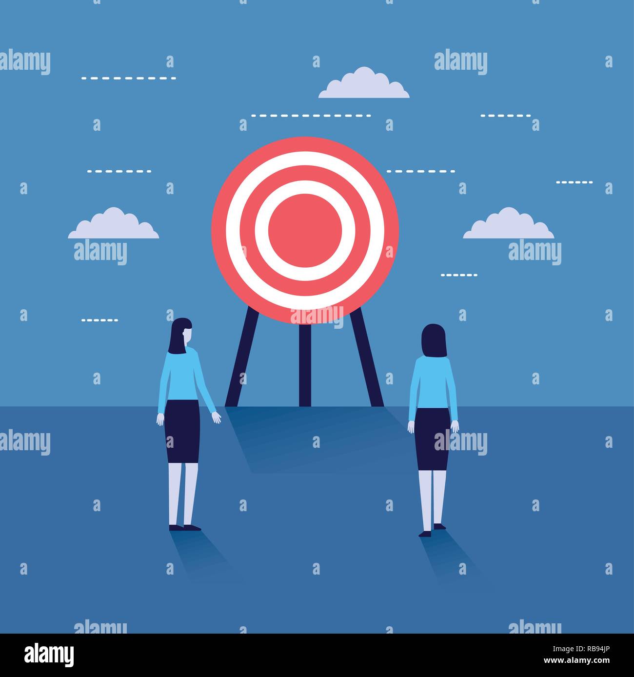 Top view business women Stock Vector Images - Alamy