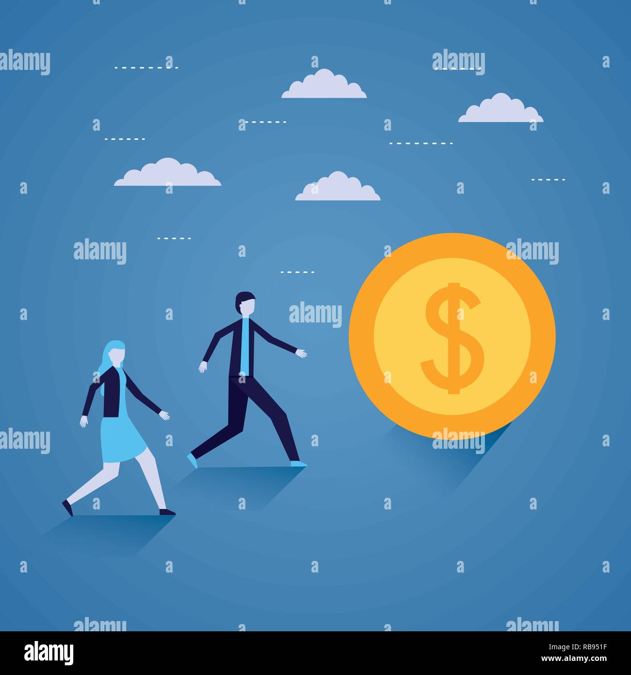 business people success Stock Vector Image & Art - Alamy