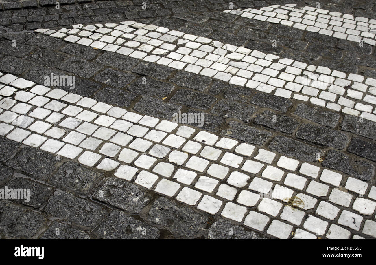 Zebra crossing road pavement hi-res stock photography and images - Alamy
