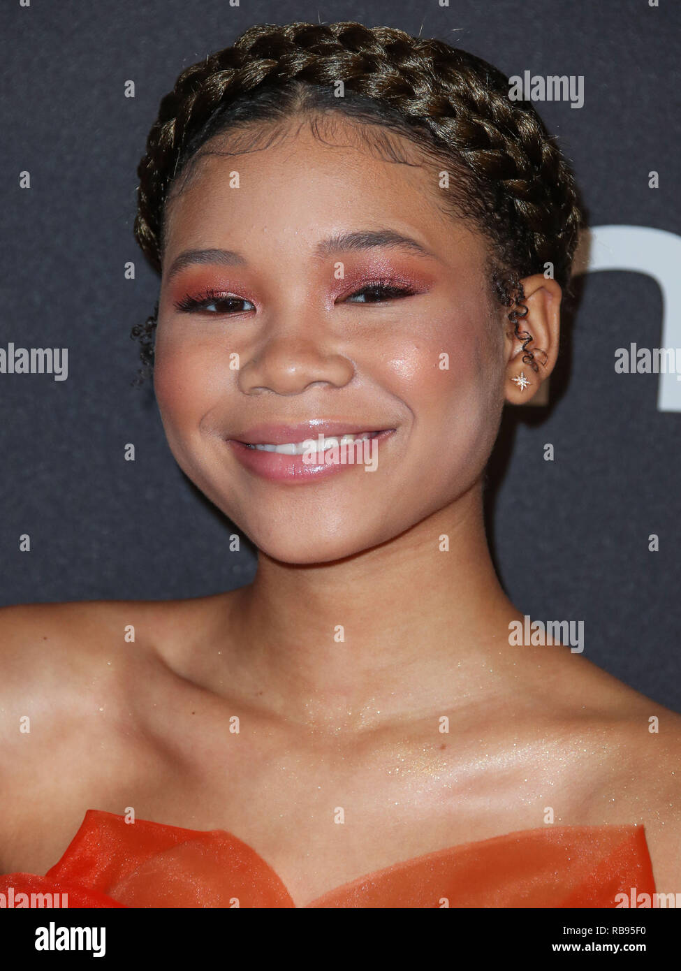 BEVERLY HILLS, LOS ANGELES, CA, USA - JANUARY 06: Actress Storm Reid ...