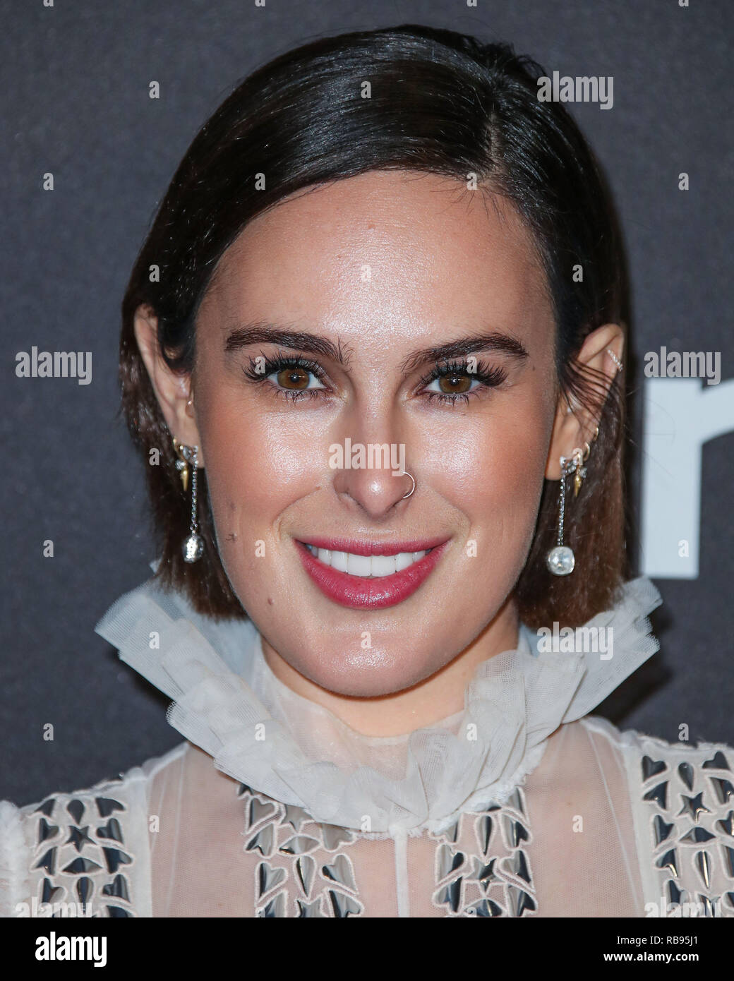 BEVERLY HILLS, LOS ANGELES, CA, USA - JANUARY 06: Actress Rumer Willis ...