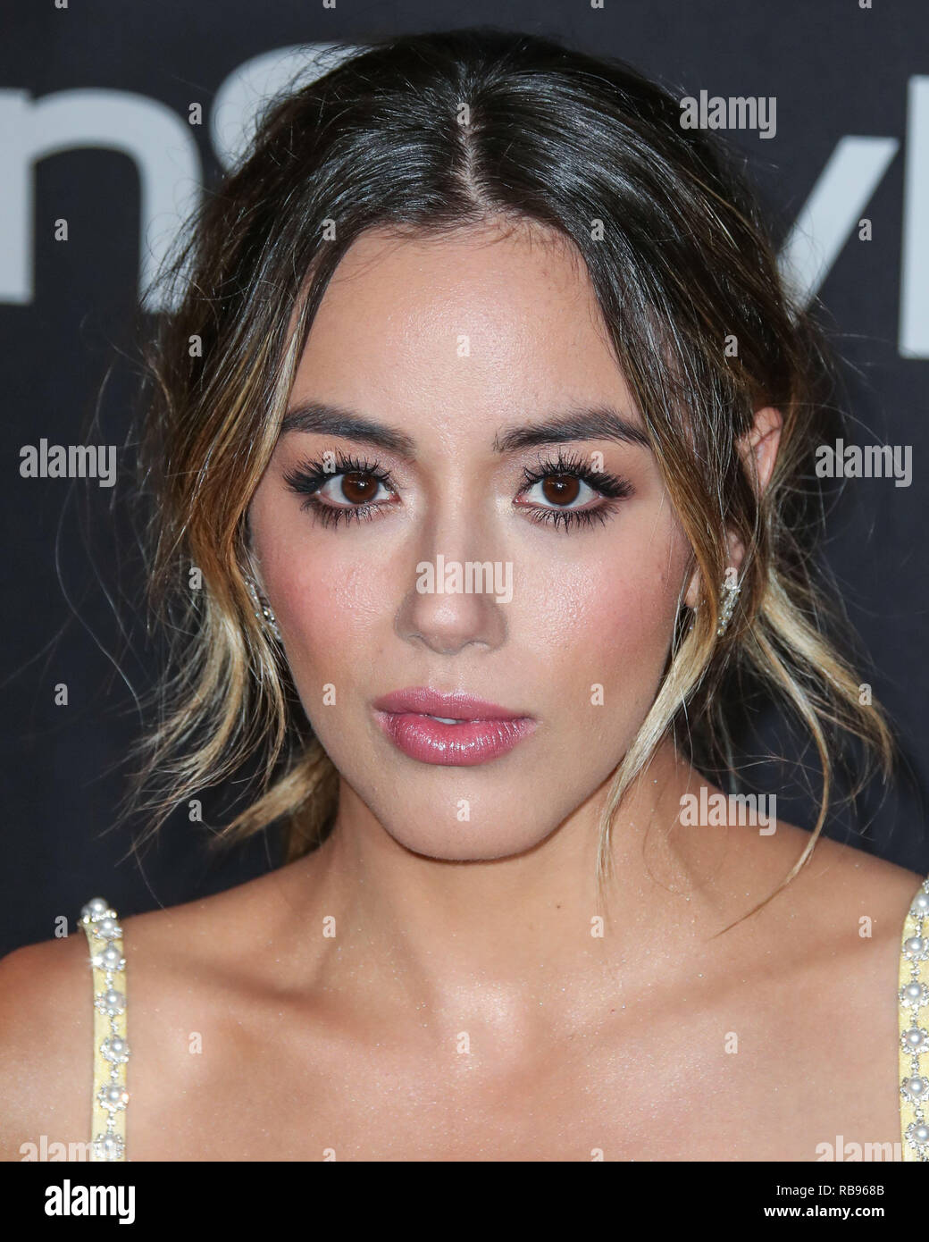 BEVERLY HILLS, LOS ANGELES, CA, USA - JANUARY 06: Actress Chloe Bennet ...