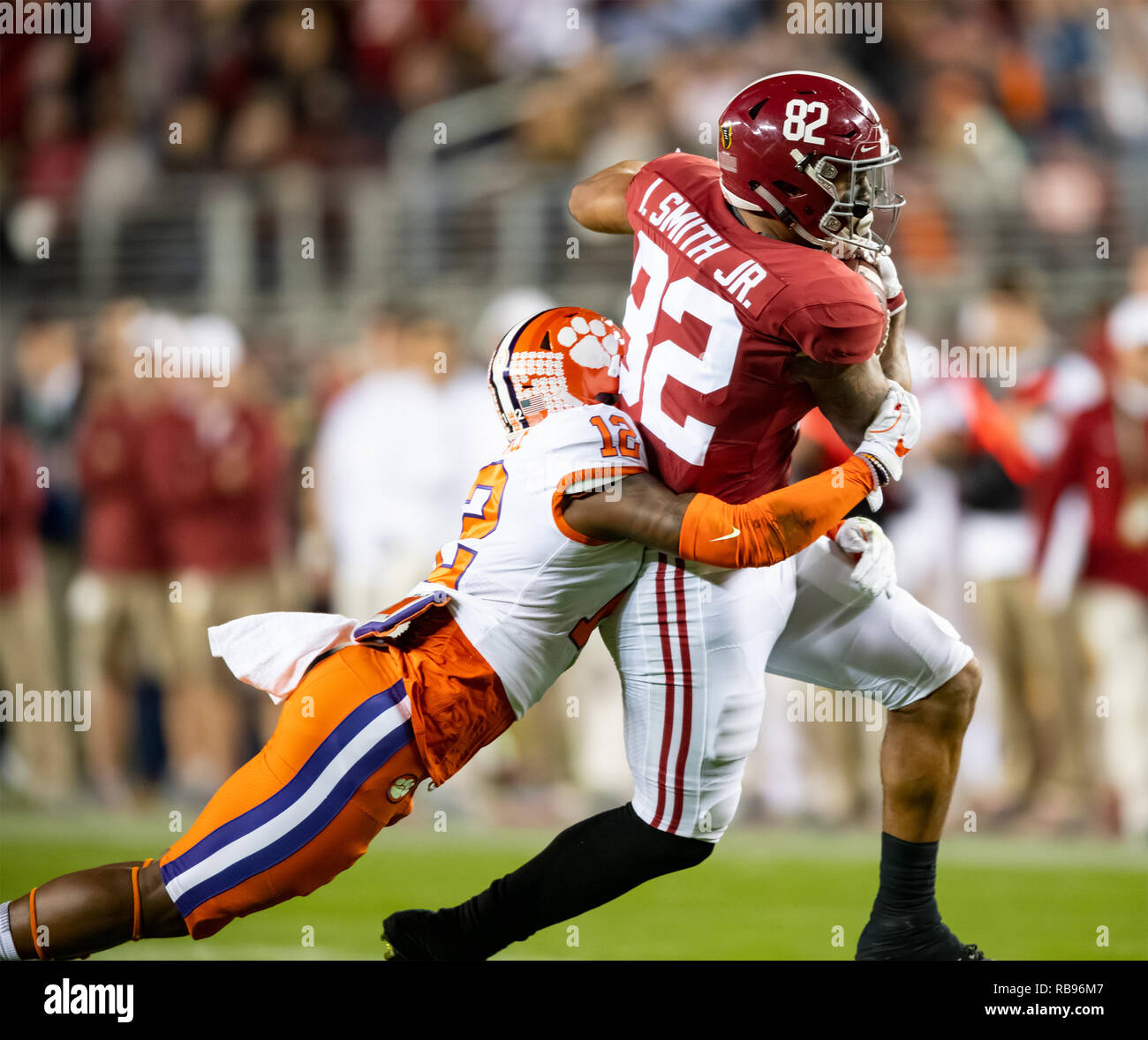 Santa Clara, California, USA. 07th Jan, 2019. Alabama Crimson Tide ...