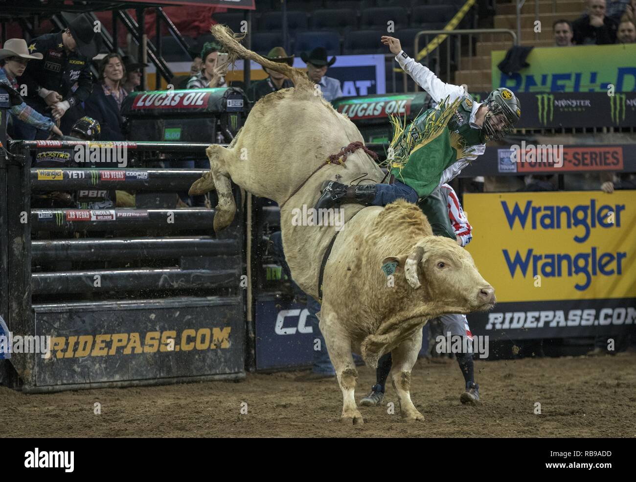 Jess Lockwood, the winner Unleash The Beast - Professional Bull Riders ...