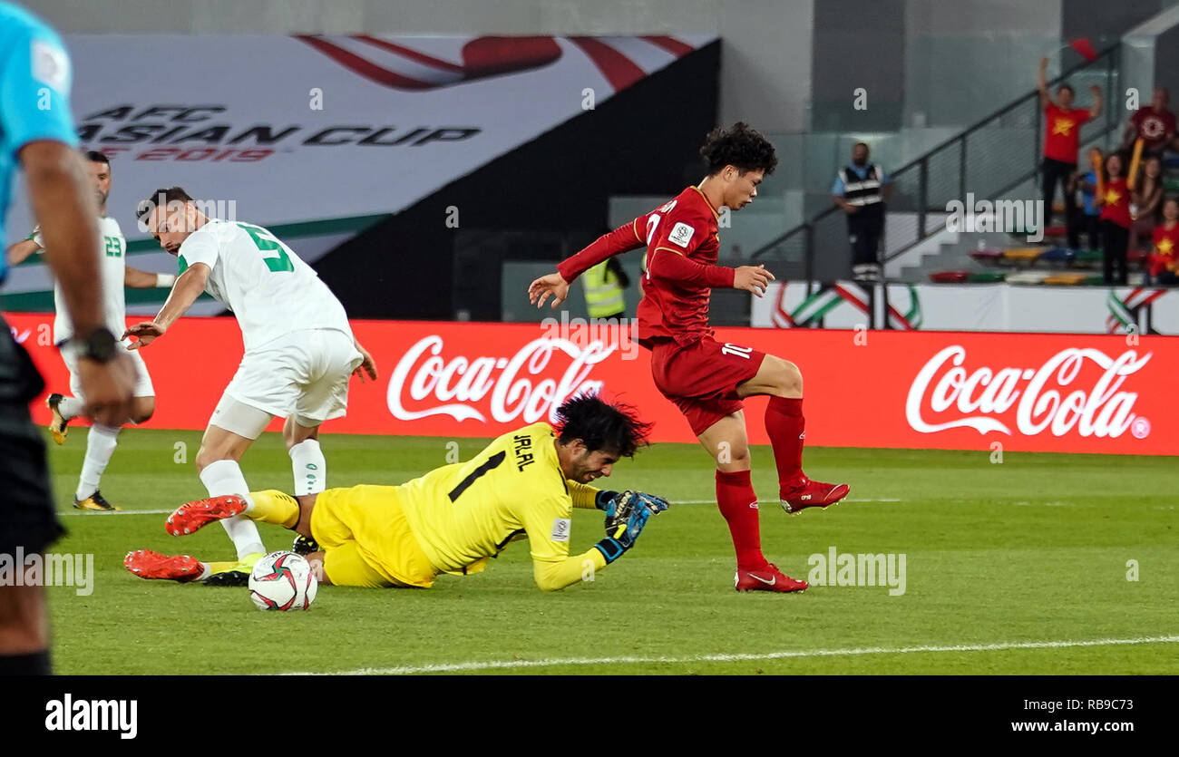 January 8, 2019 : Ali Faez of Iraqscoring an own goal for 1-0 to ...